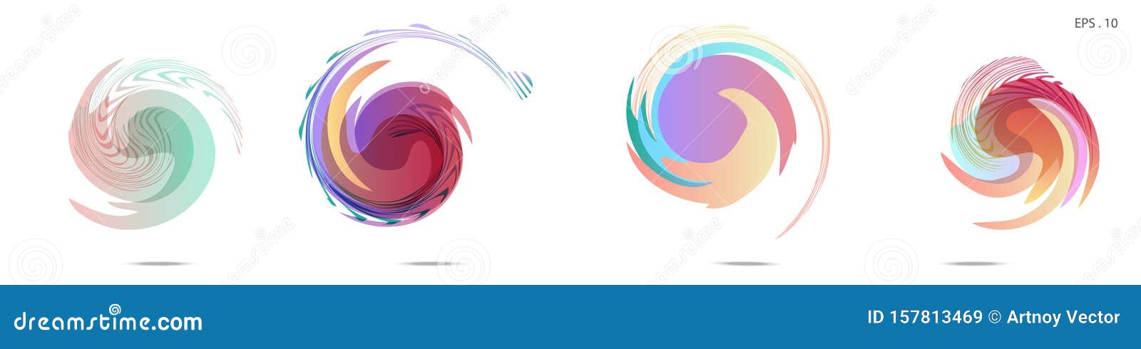 Vector Vortex with a White Background Stock Vector - Illustration of ...