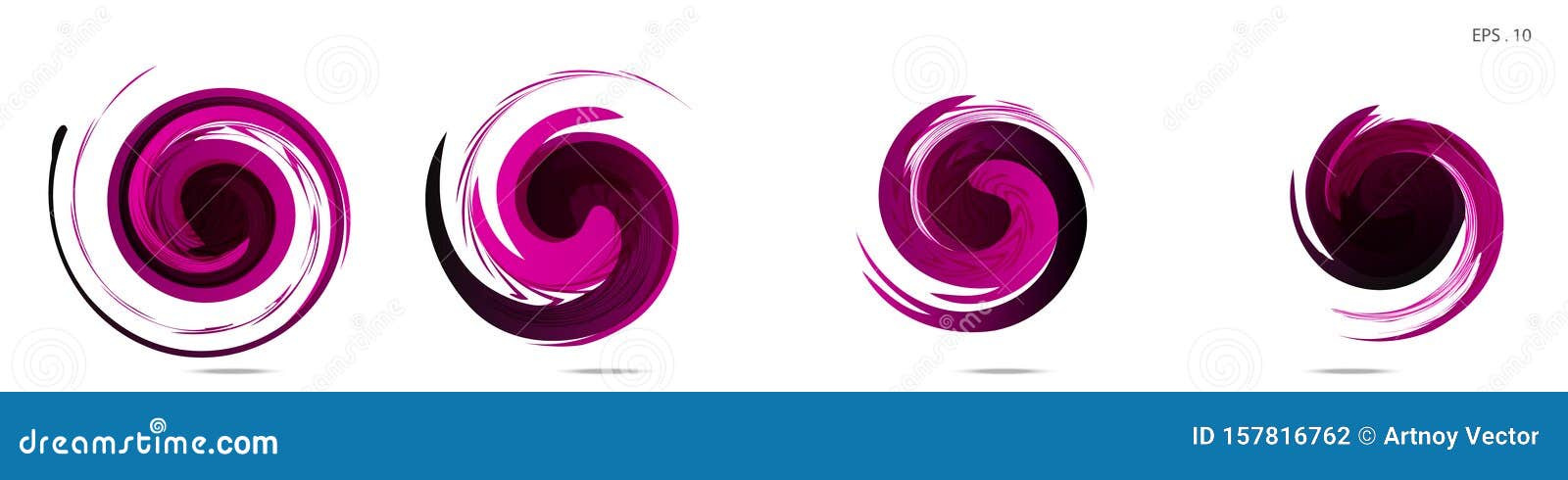 Vector Vortex with a White Background Stock Vector - Illustration of ...
