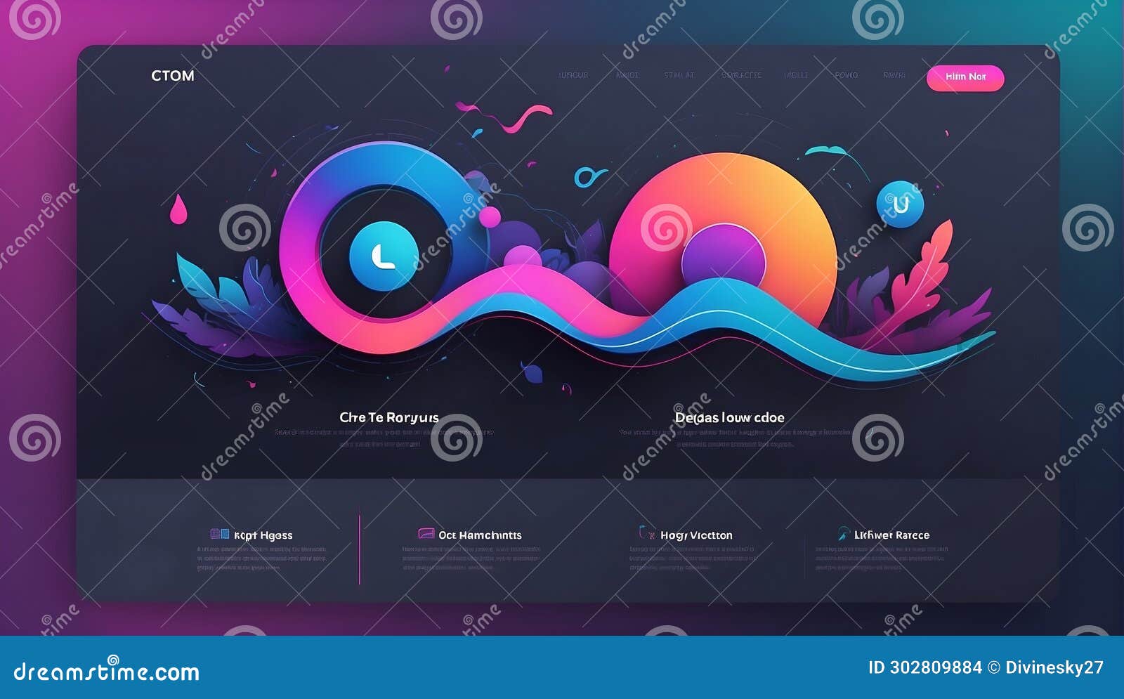 Vector Vortex: Navigating UI UX Landing Page Brilliance. AI Generate ... Vector Vortex: Navigating UI UX Landing Page Brilliance. AI Generate ...