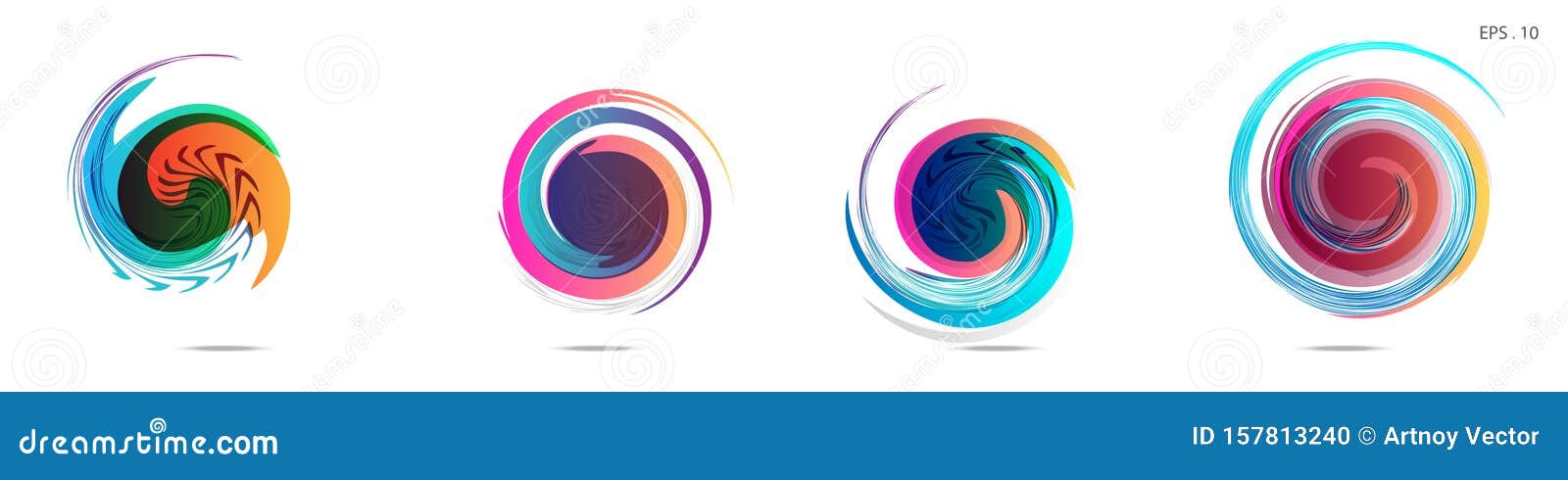 Vector Vortex with a White Background Stock Vector - Illustration of ...