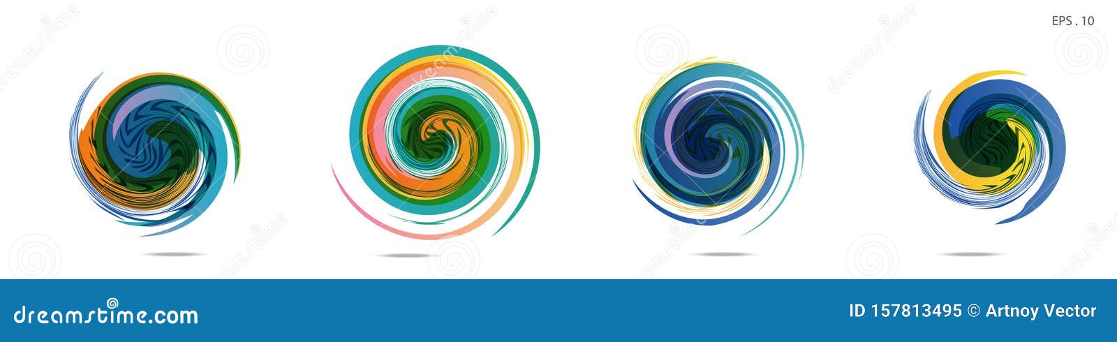 Vector Vortex with a White Background Stock Vector - Illustration of ...