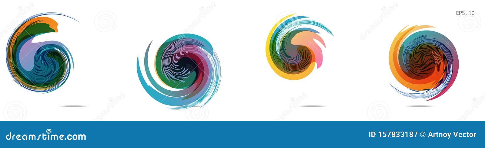 Vector Vortex with a White Background Stock Vector - Illustration of ...