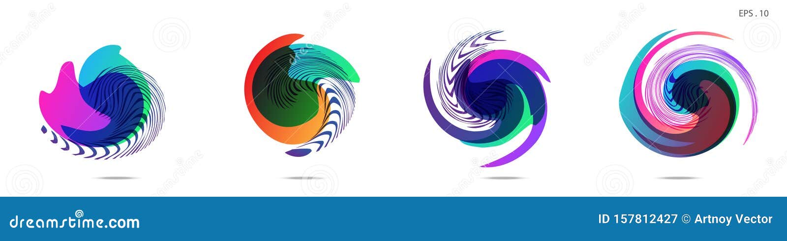 Vector Vortex with a White Background Stock Vector - Illustration of ...