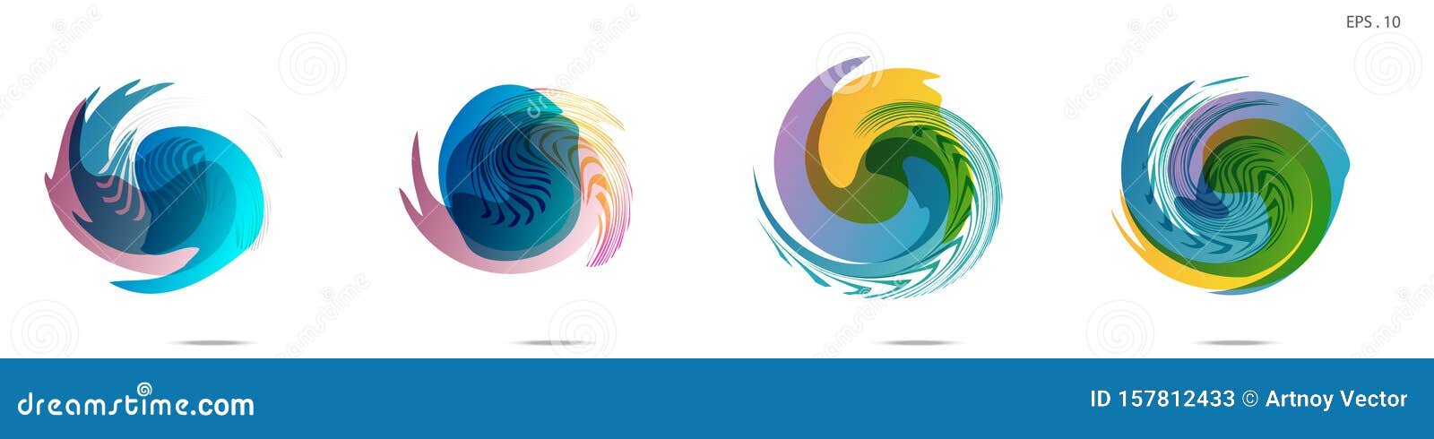 Vector Vortex with a White Background Stock Vector - Illustration of ...