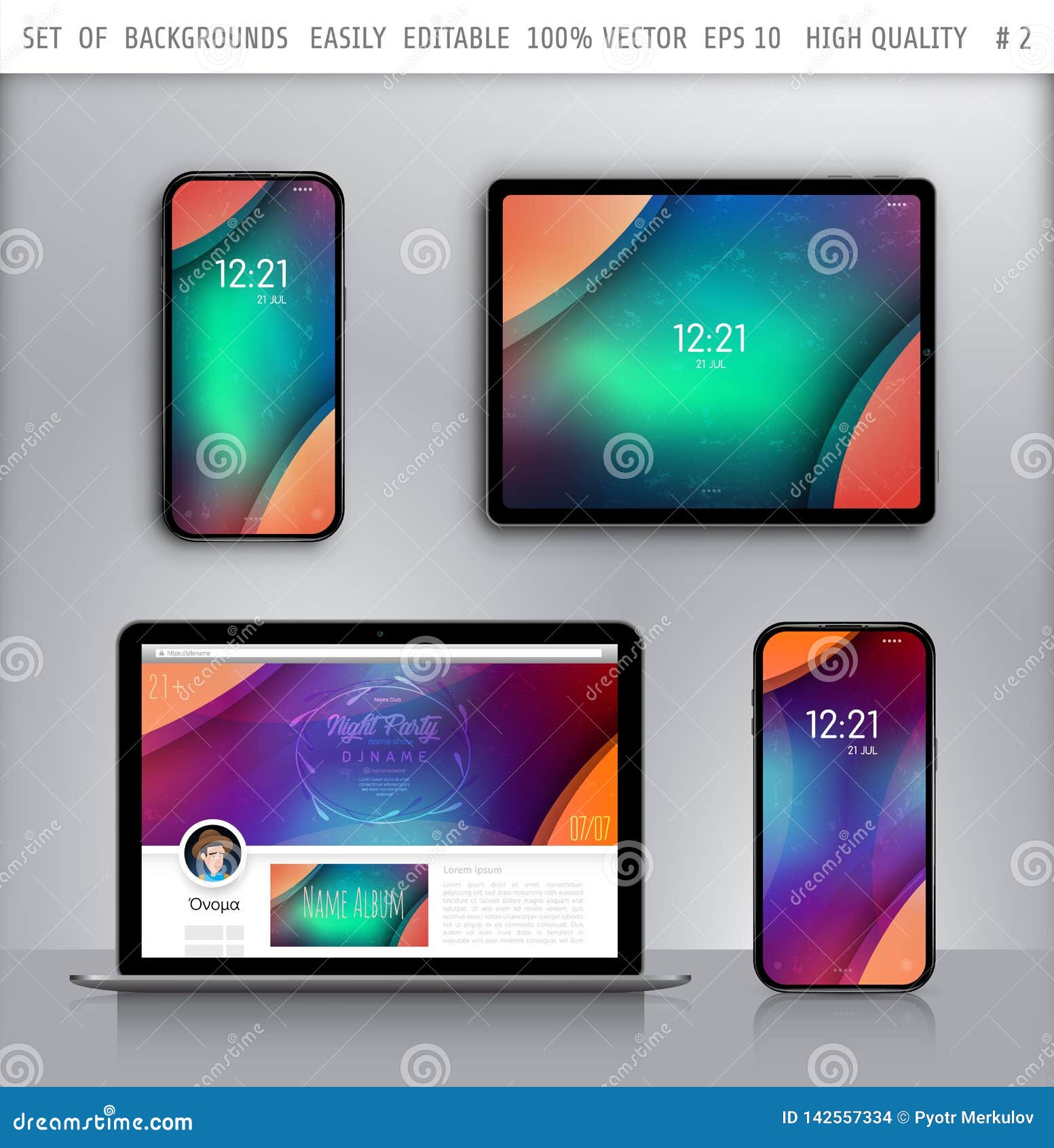 Vector Wallpaper for Smartphone.Abstract Illustration.Background or ...