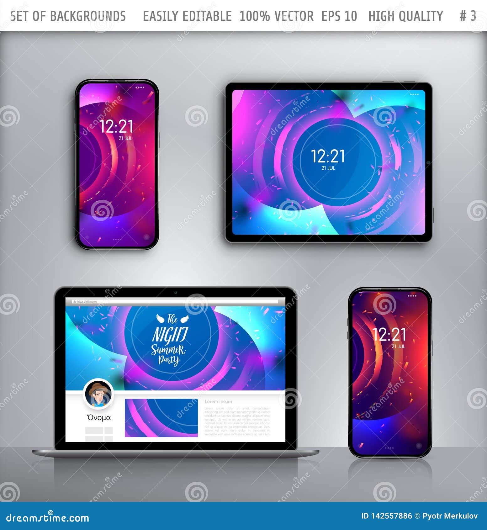 Vector Wallpaper for Smartphone.Abstract Illustration.Background or ...