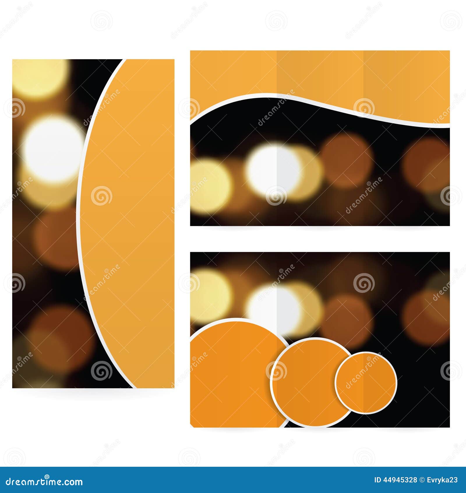 Vector Warm Brochure Layout Design Stock Illustration - Illustration of ...