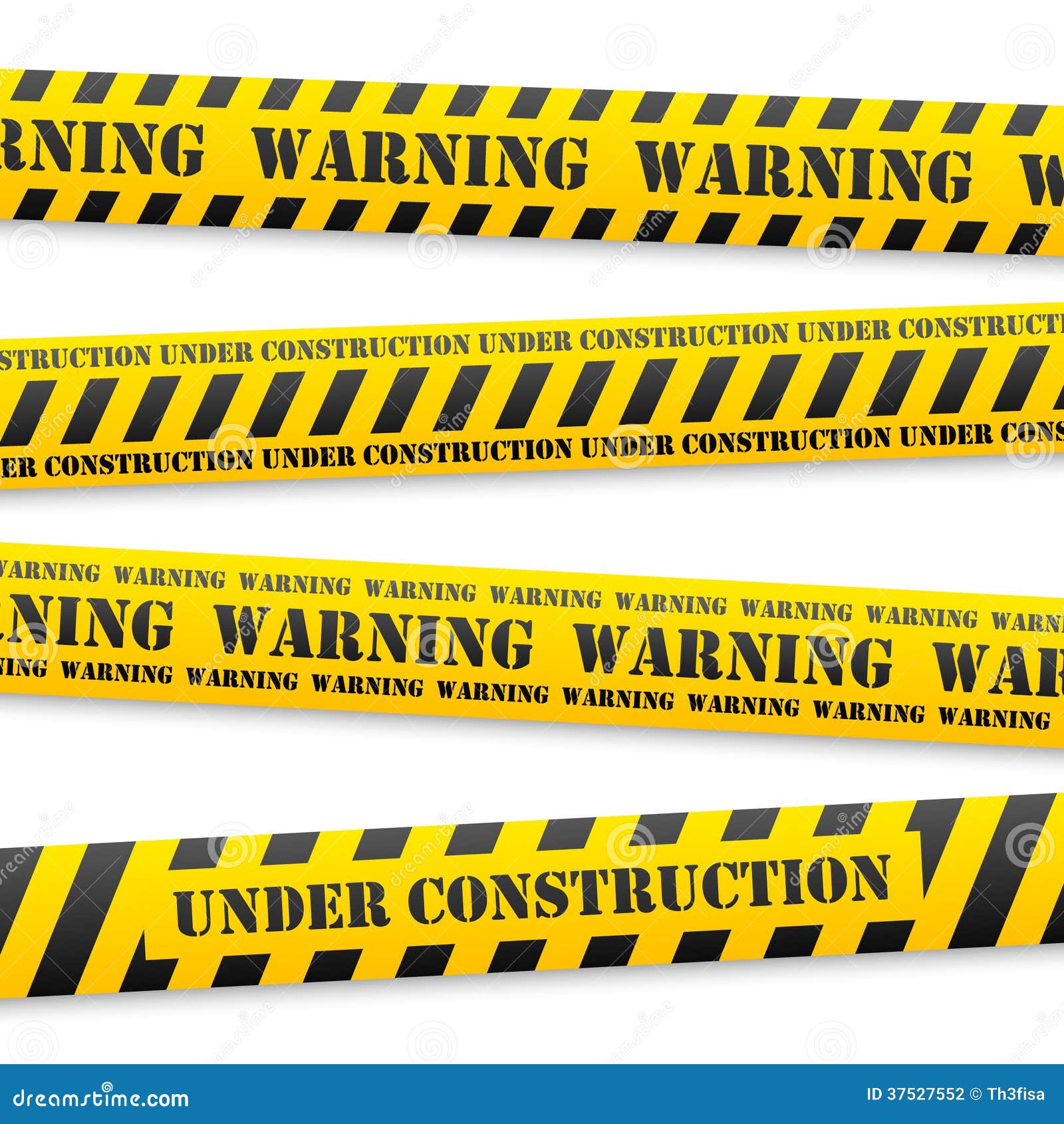 Vector warning tapes stock vector. Illustration of circle - 37527552