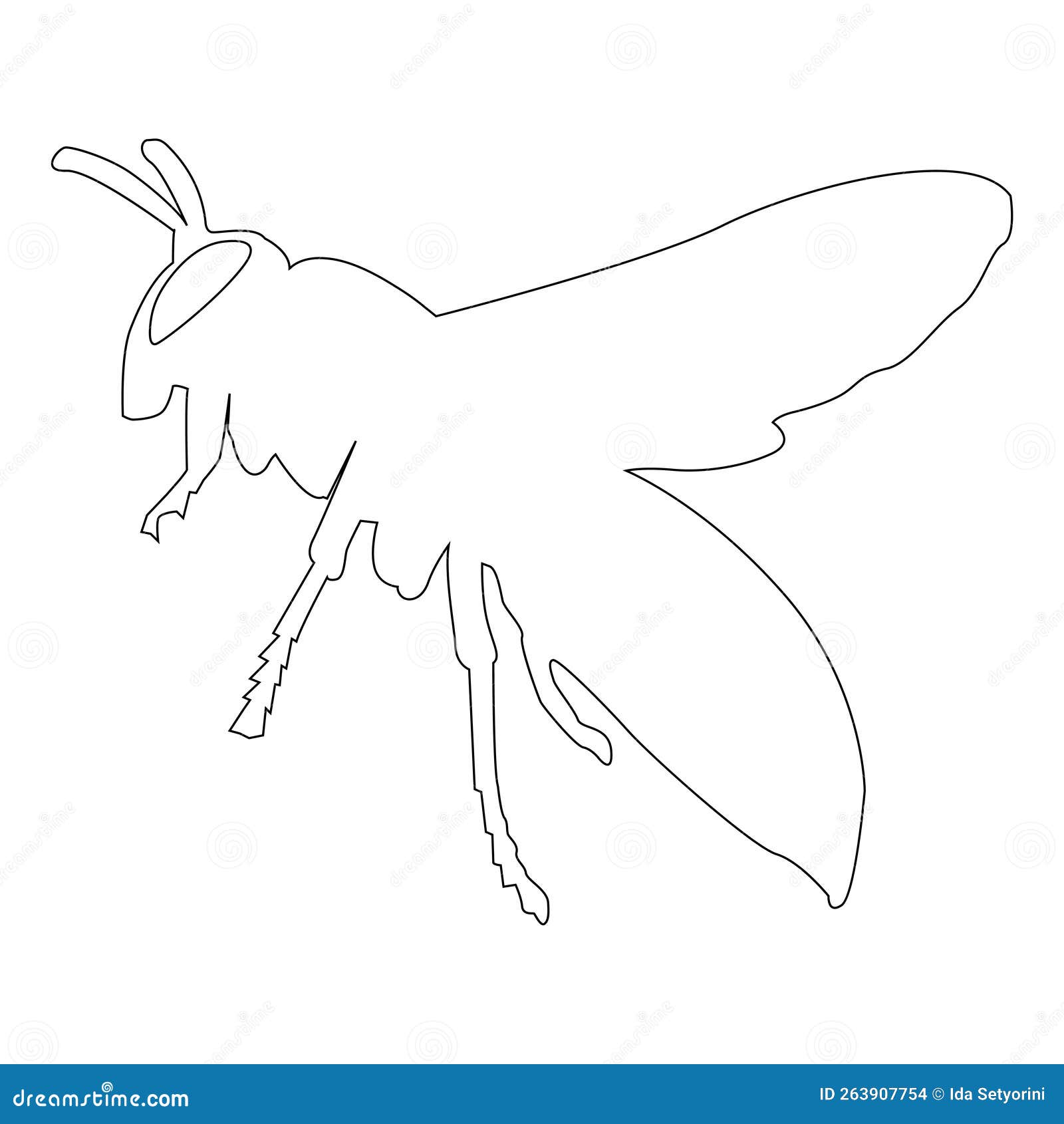 Vector wasp logo stock illustration. Illustration of close - 263907754