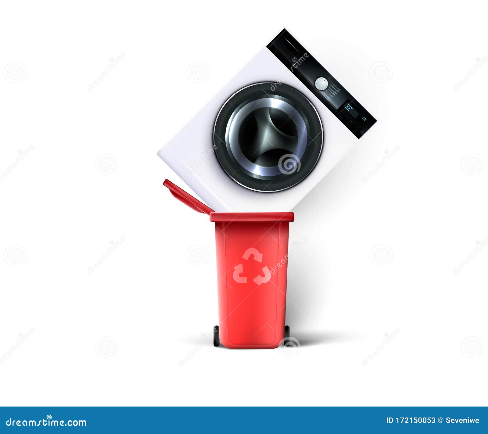 Vector Waste Sorting Illustration Concept. E-waste Illustration Concept ...