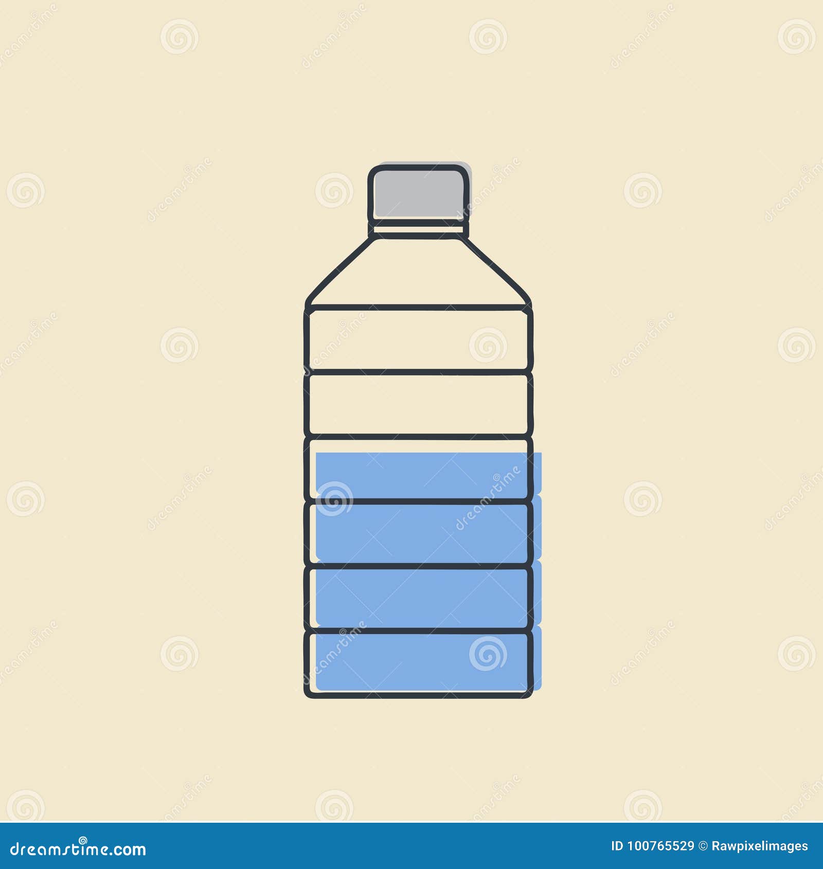 Vector of Water Container Icon Stock Vector - Illustration of design ...