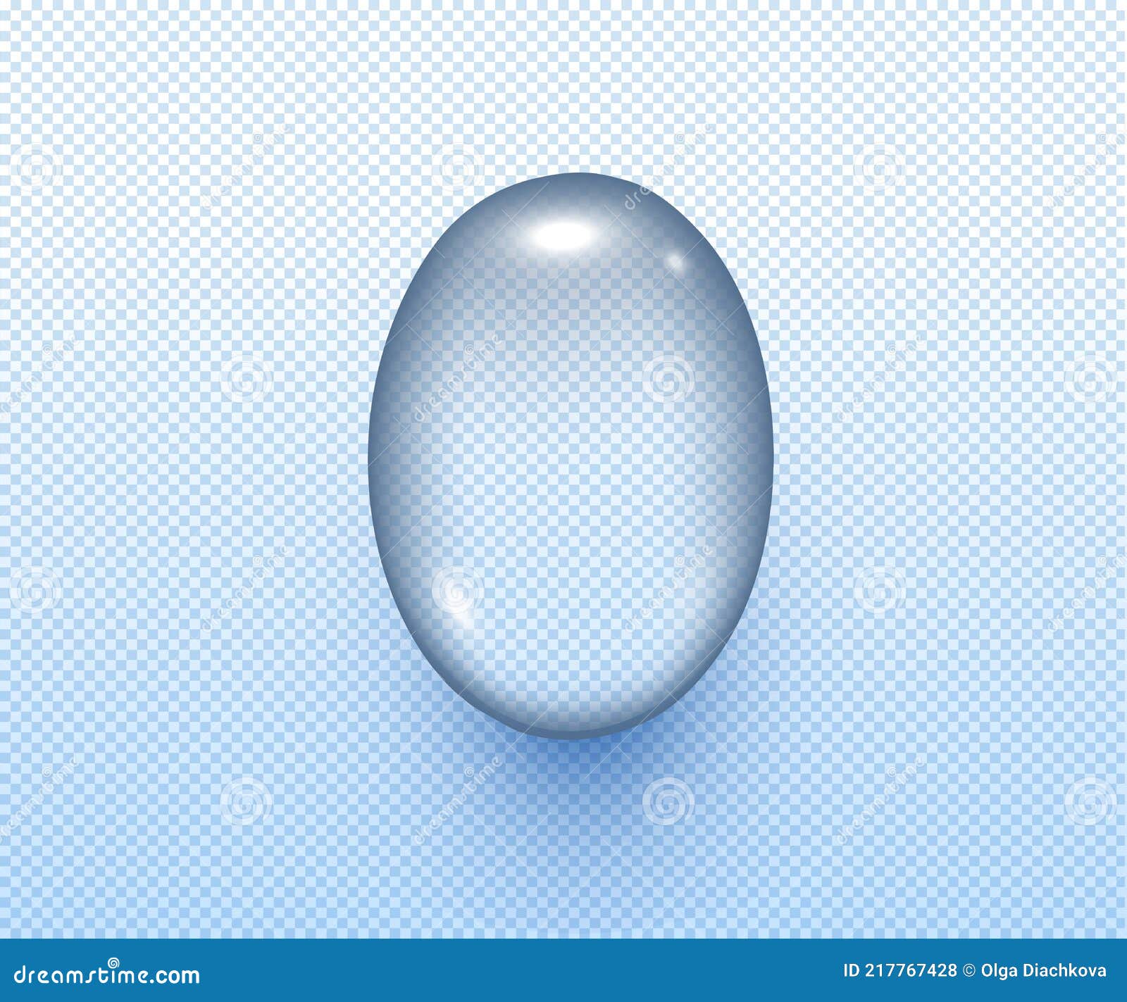 Vector Water 3d Realistic Style Isolated Stock Vector - Illustration of ...
