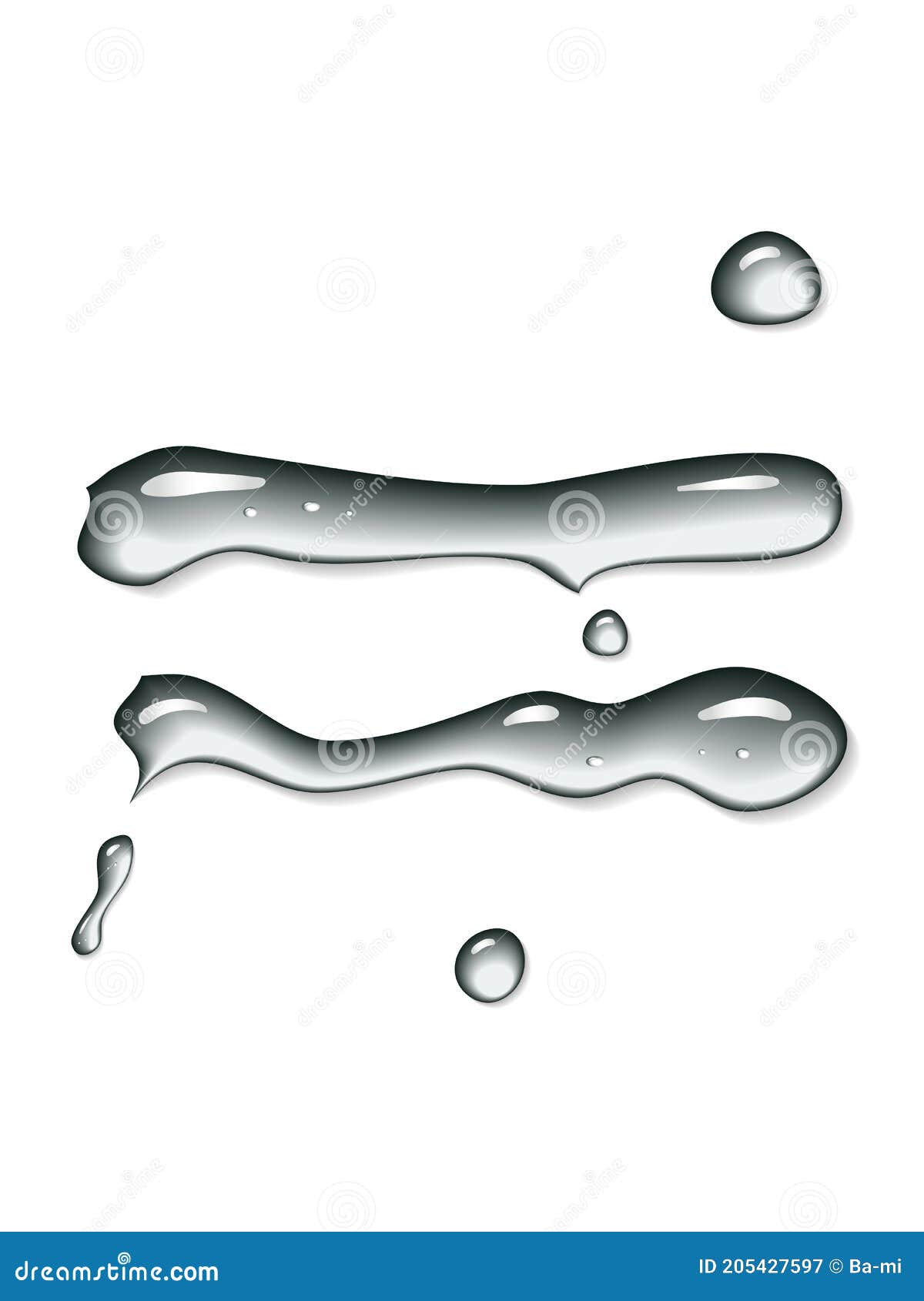 Vector Water Equals Sign - Water Font Stock Vector - Illustration of ...