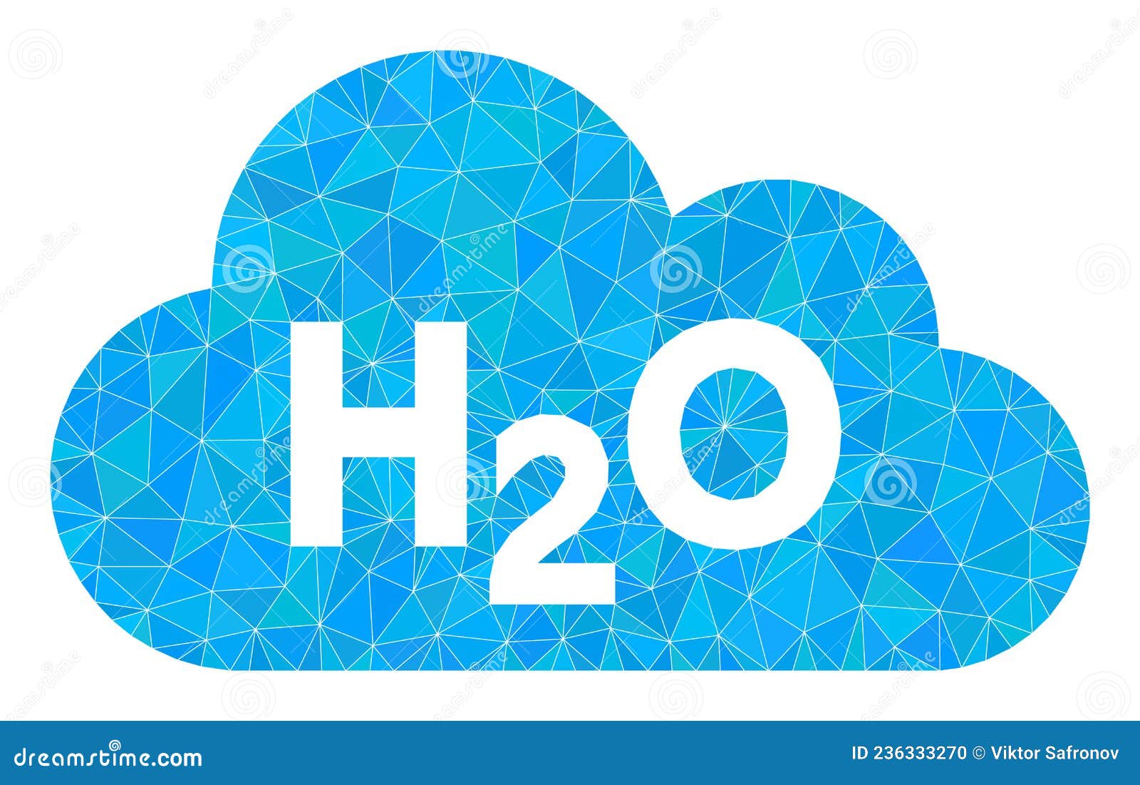 Vector Water Fog Triangle Filled Icon Stock Vector - Illustration of ...