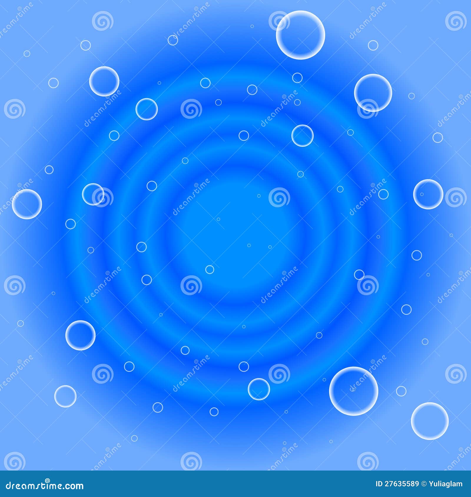 Vector water frame stock vector. Illustration of concept - 27635589