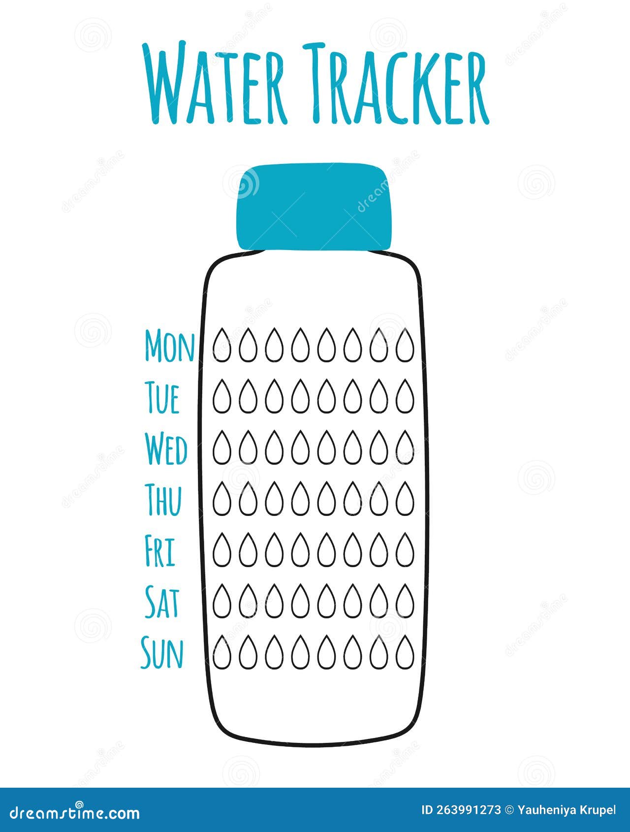Control Sheet Of Affairs And Habits For Women. Beauty Checklist ...