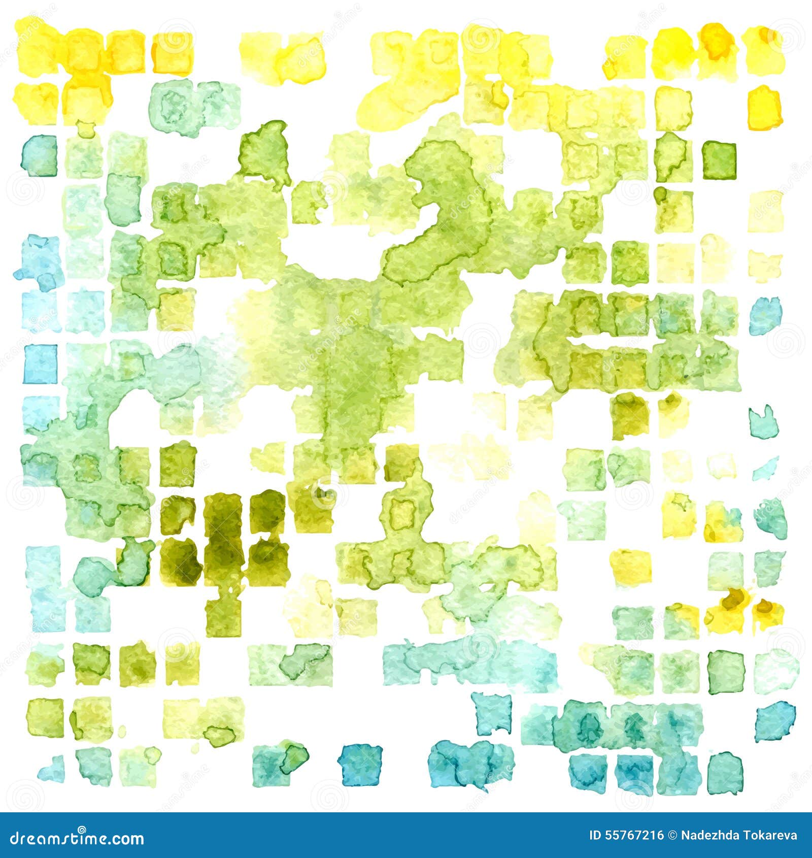 Watercolor Squares Yellow Stock Illustrations – 689 Watercolor Squares ...