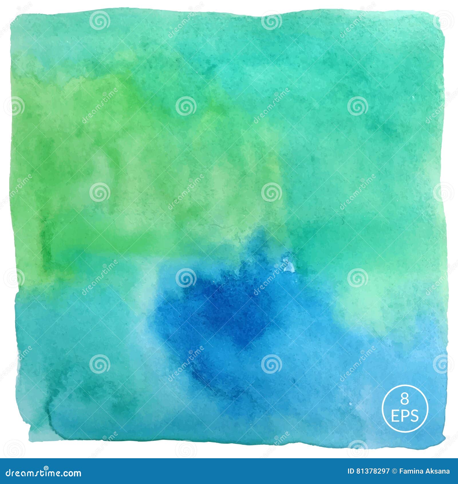 Vector watercolor square stock vector. Illustration of grunge - 81378297