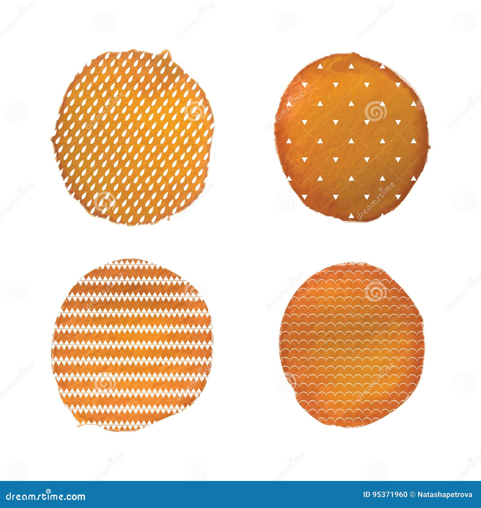 Vector watercolor stains stock vector. Illustration of grunge - 95371960