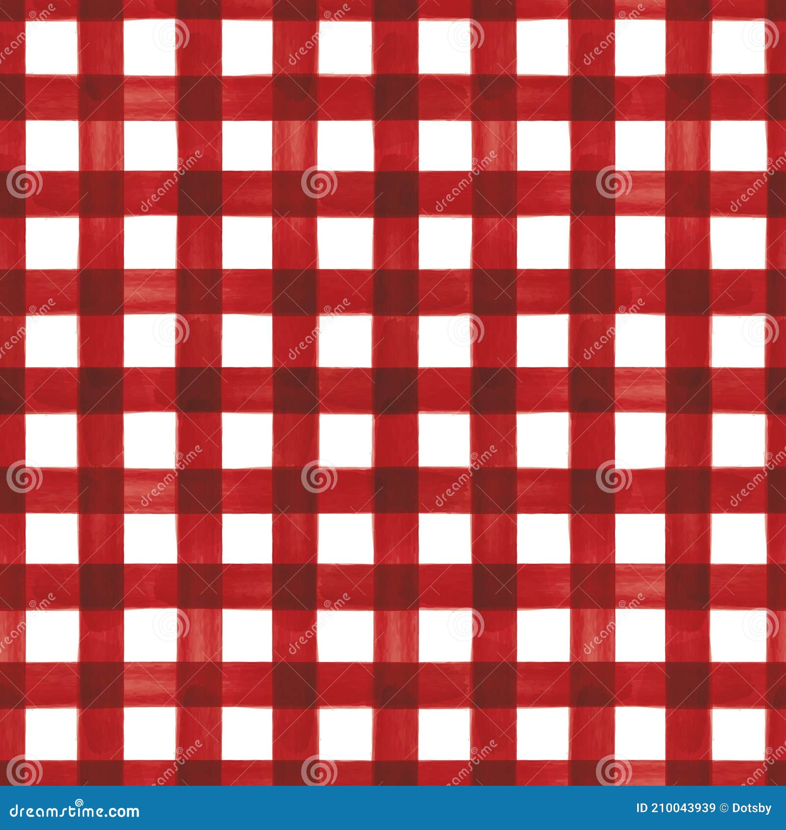 Vector Red Lines Stripes Grid Seamless Pattern Stock Vector ...