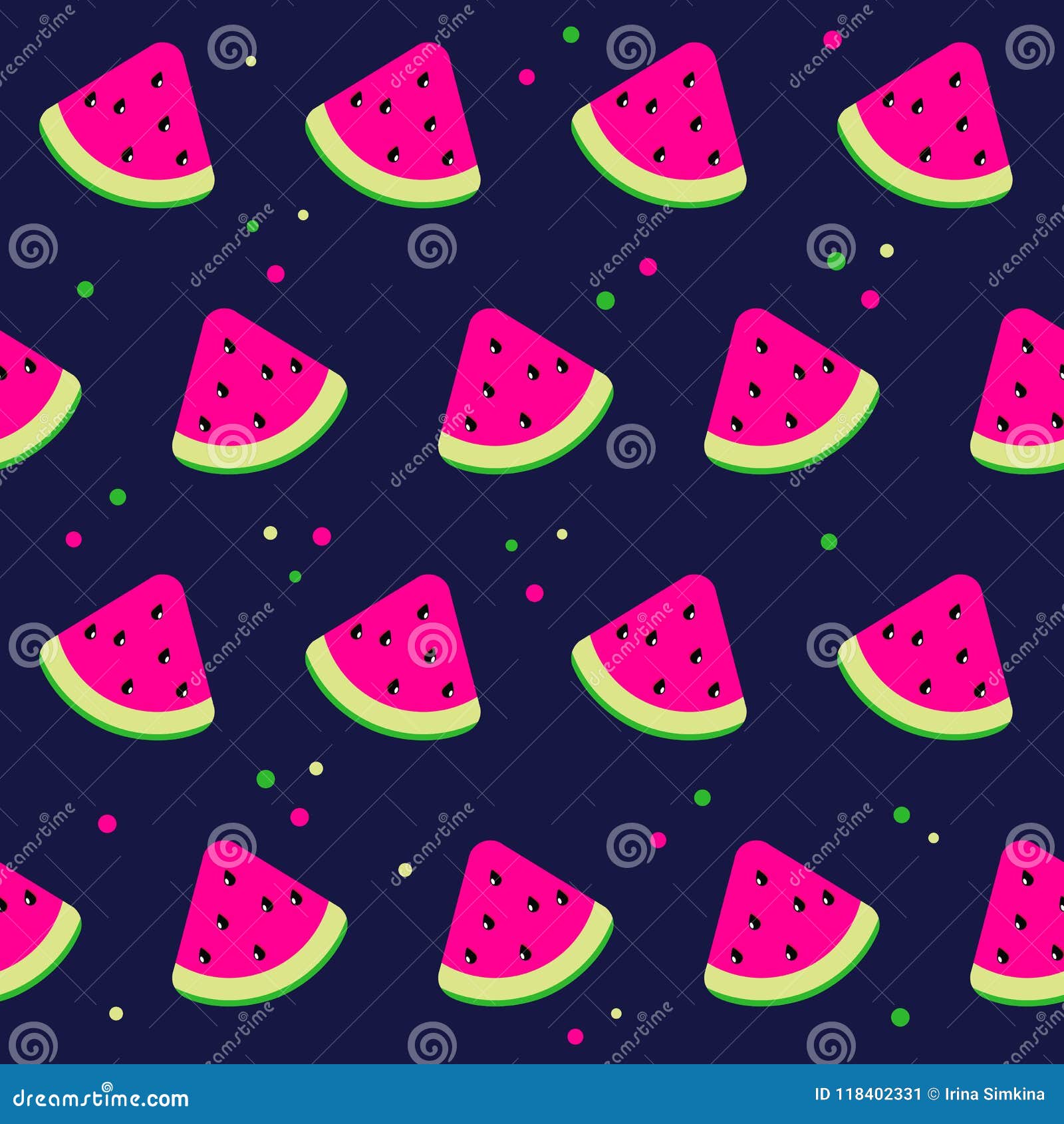 Vector Watermelon Frame. Background For Invitations, Diplomas ...