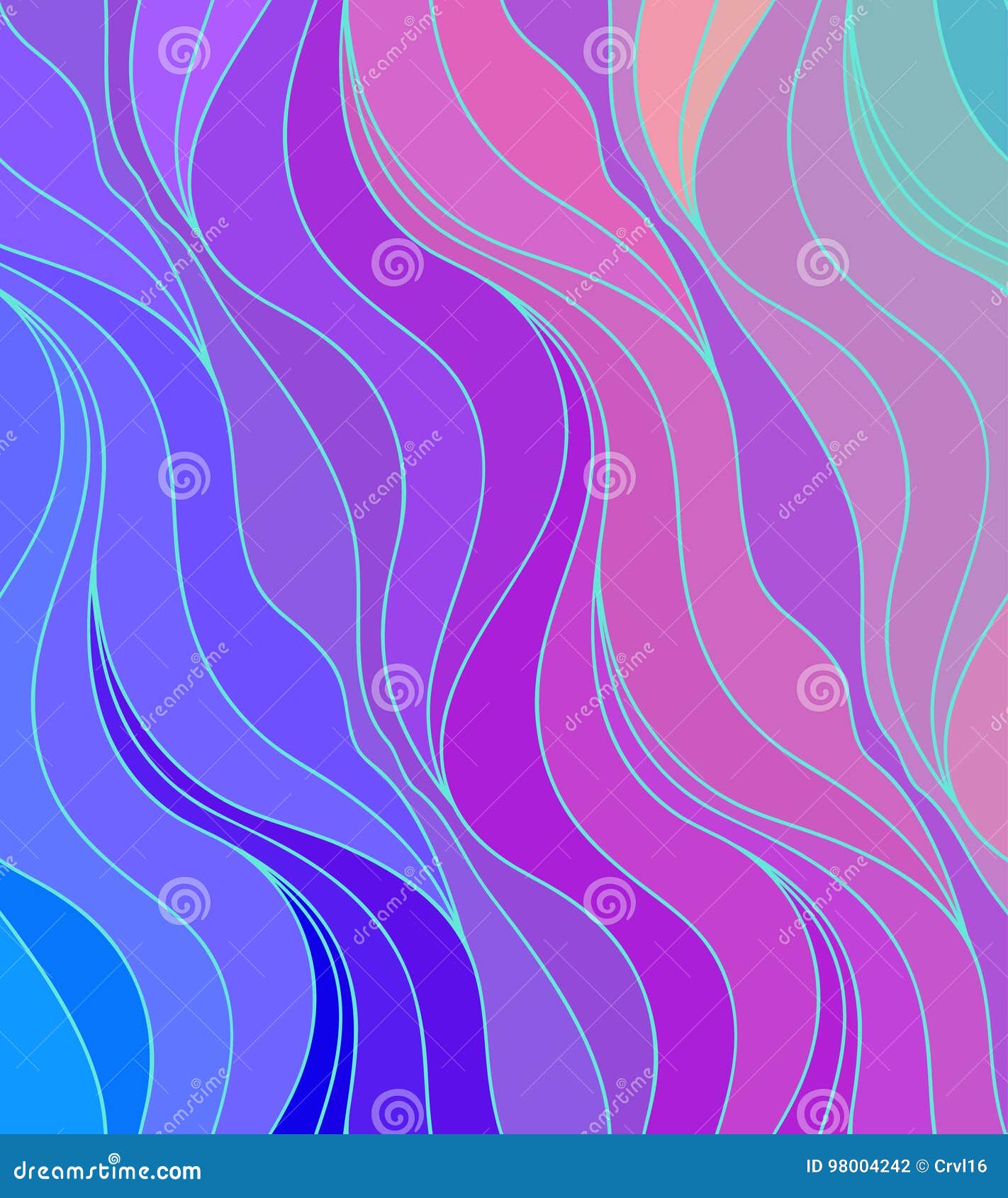 Vector Wave Background of Doodle Hand Drawn Lines Stock Vector ...