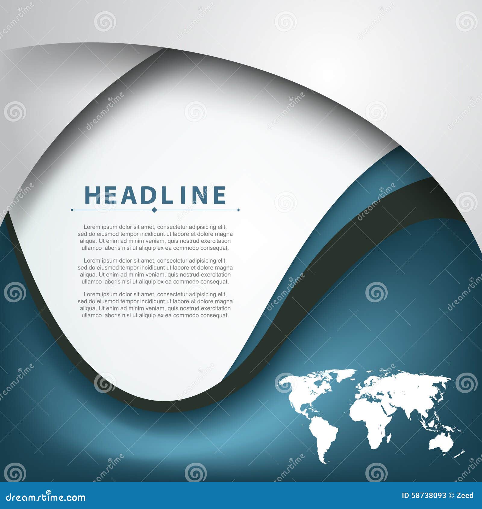 Lines World Map Stock Photo | CartoonDealer.com #227736