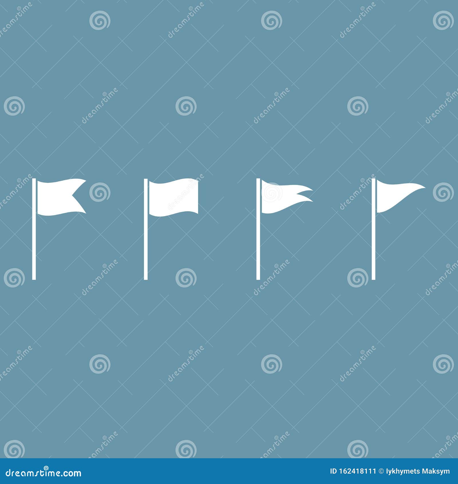 Vector Waving Flags and Banners for Icons, Presentations, Web Pages ...