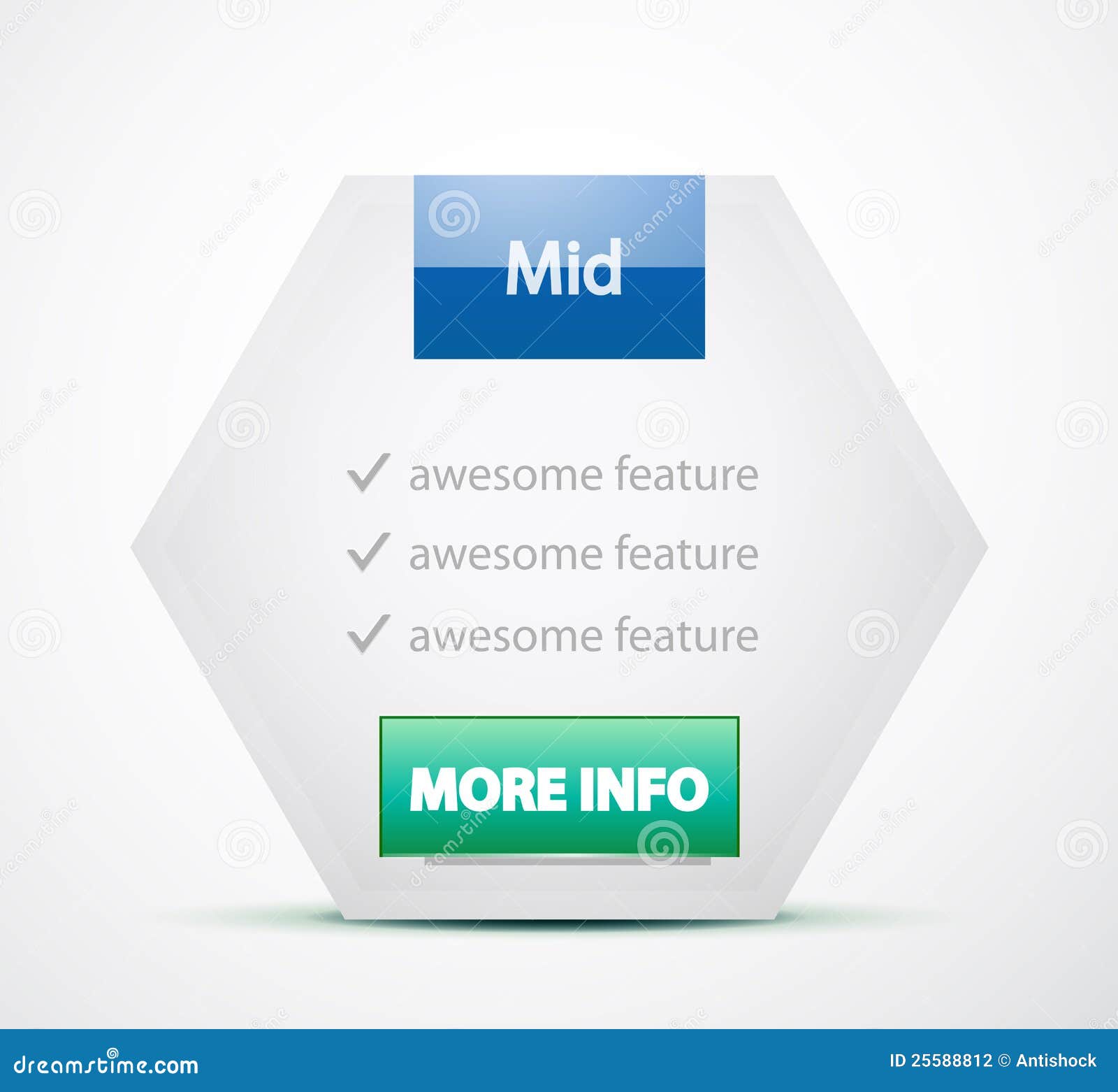 Vector web box stock vector. Illustration of advertise - 25588812