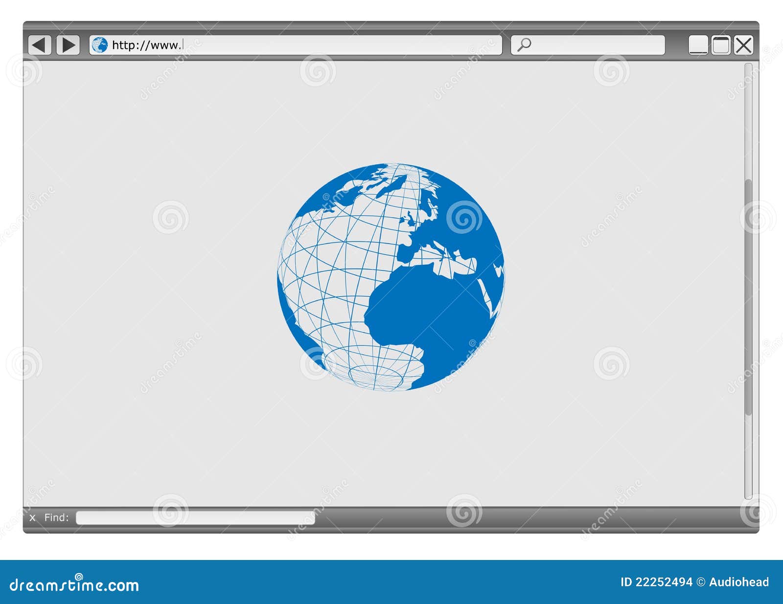 Vector Web Browser stock vector. Illustration of template - 22252494