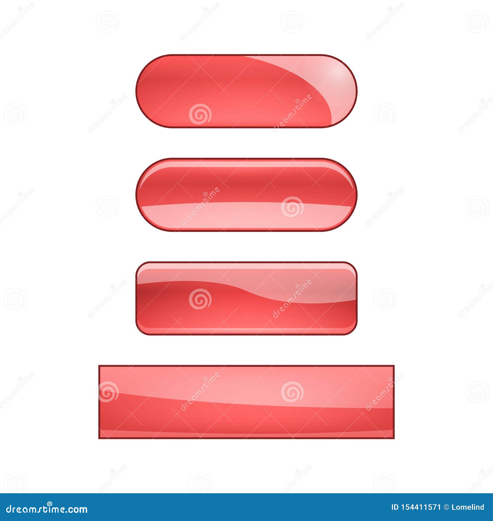 Vector web buttons set stock illustration. Illustration of navigation ...