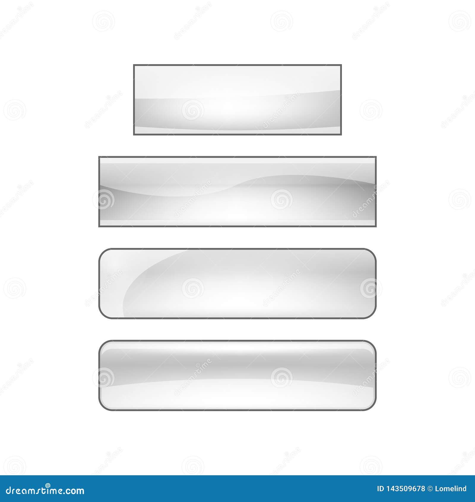 Vector web buttons set stock illustration. Illustration of design ...