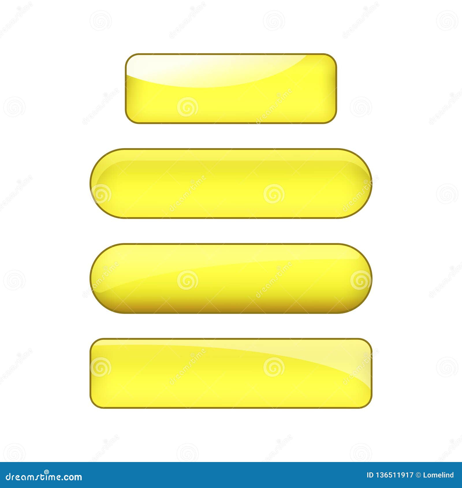 Vector web buttons set stock illustration. Illustration of abstract ...