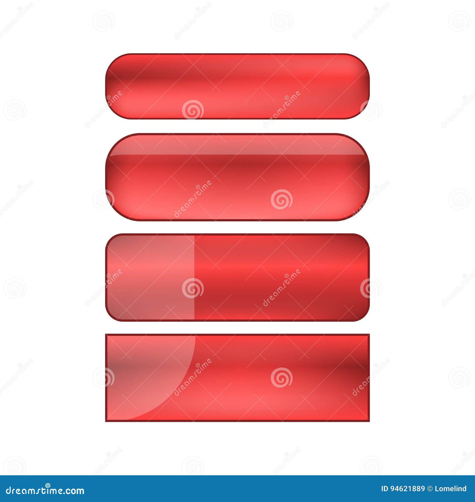 Vector web buttons set stock illustration. Illustration of abstract ...