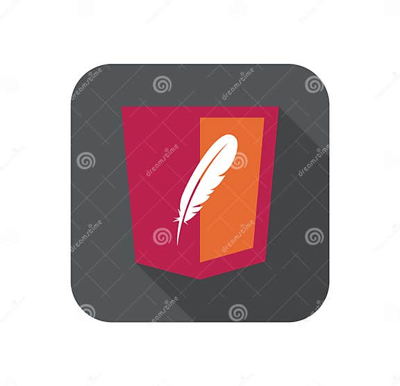 Vector Web Development Red Shield Sign - Styled Badge Stock Vector ...