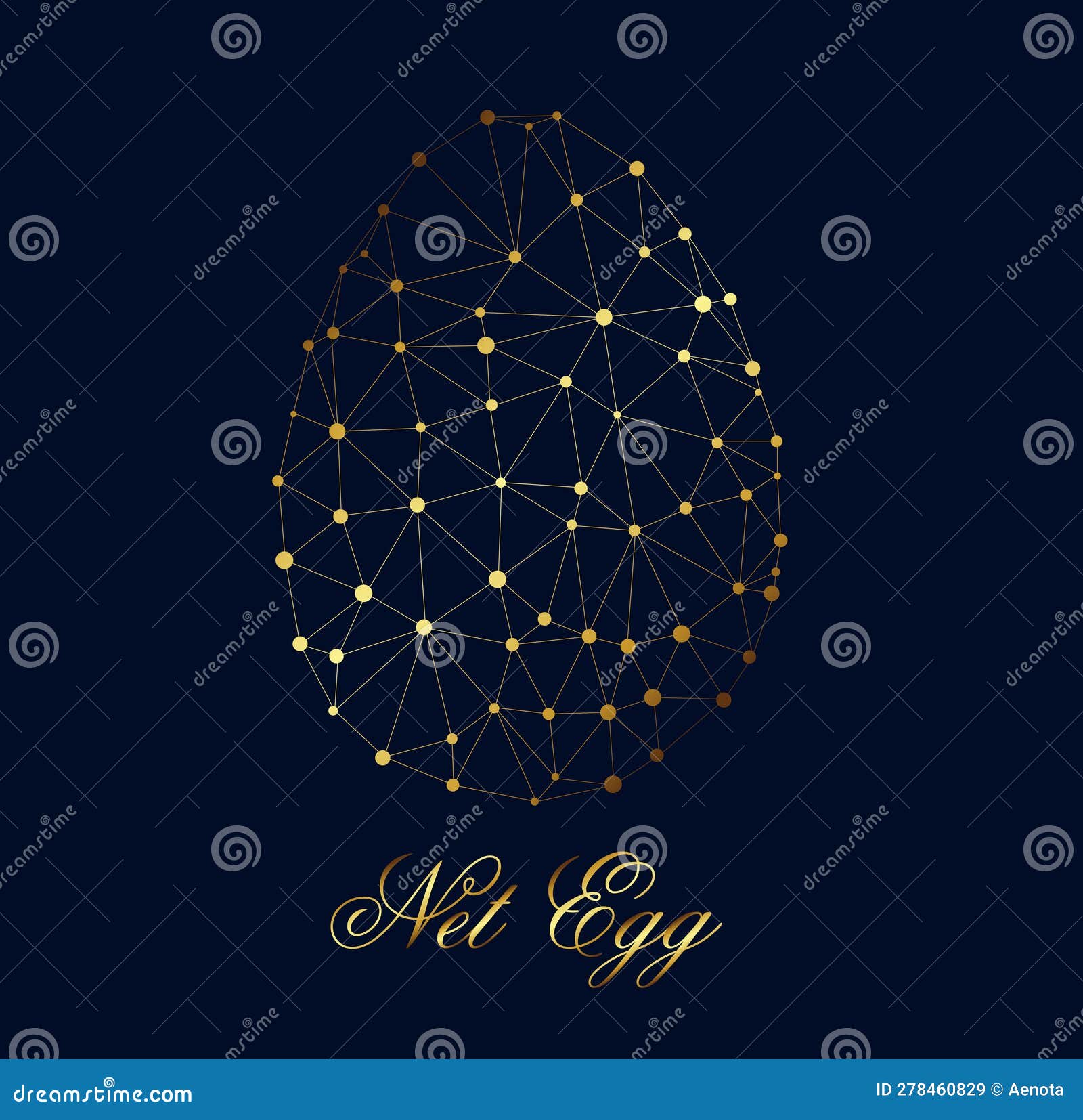 Vector Web Egg Icon stock vector. Illustration of meshy - 278460829