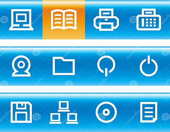 Vector web icon Set stock vector. Illustration of enter - 14671842
