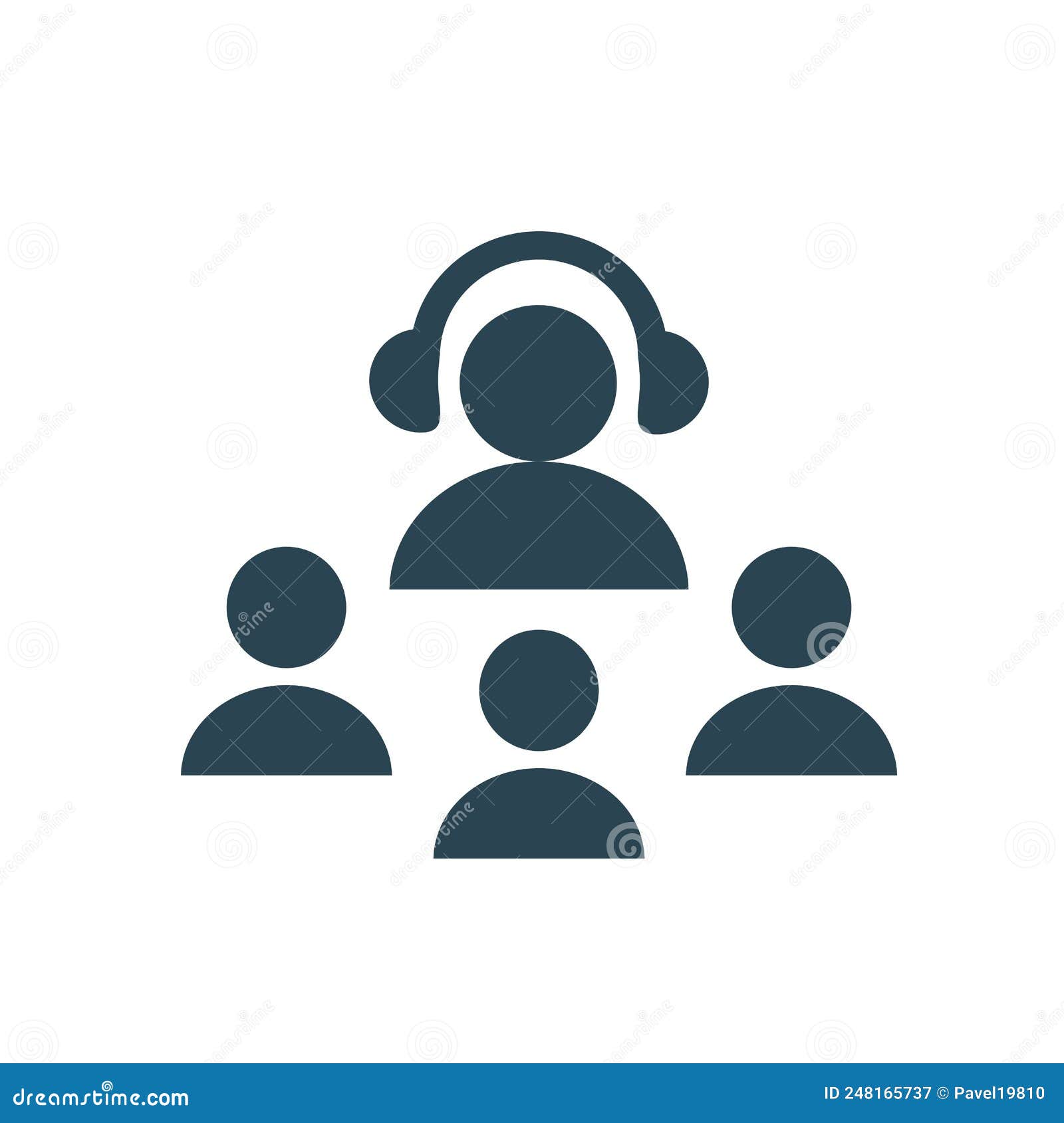 Vector Web Icons, Business, Teamwork, Training and Presentation. Stock ...