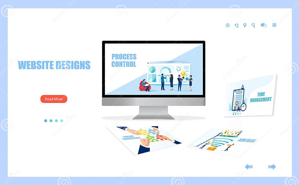 Vector of a Web Page Designs for Website Development Stock Vector ...