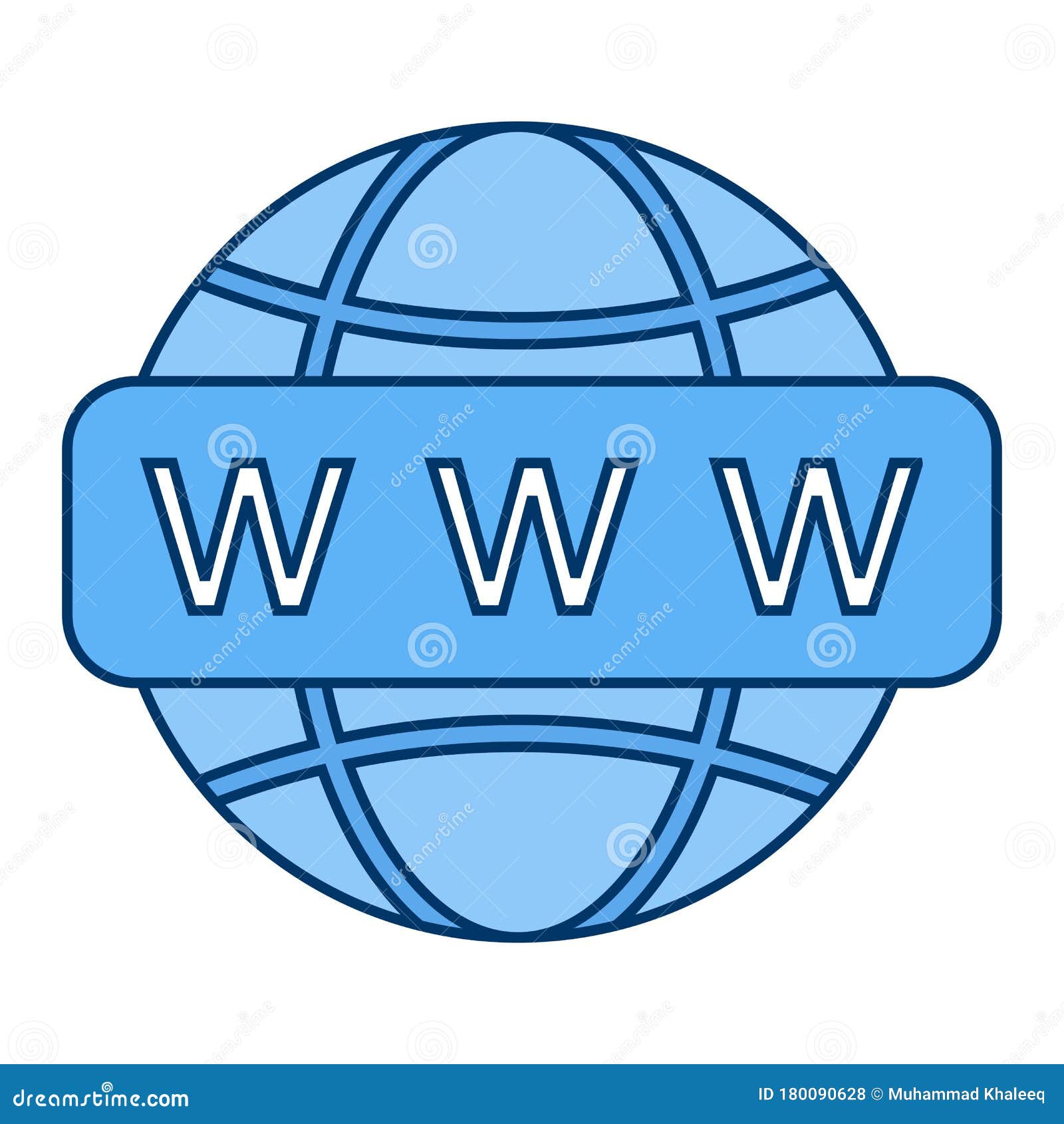 Vector Web Search Icon stock illustration. Illustration of outline ...