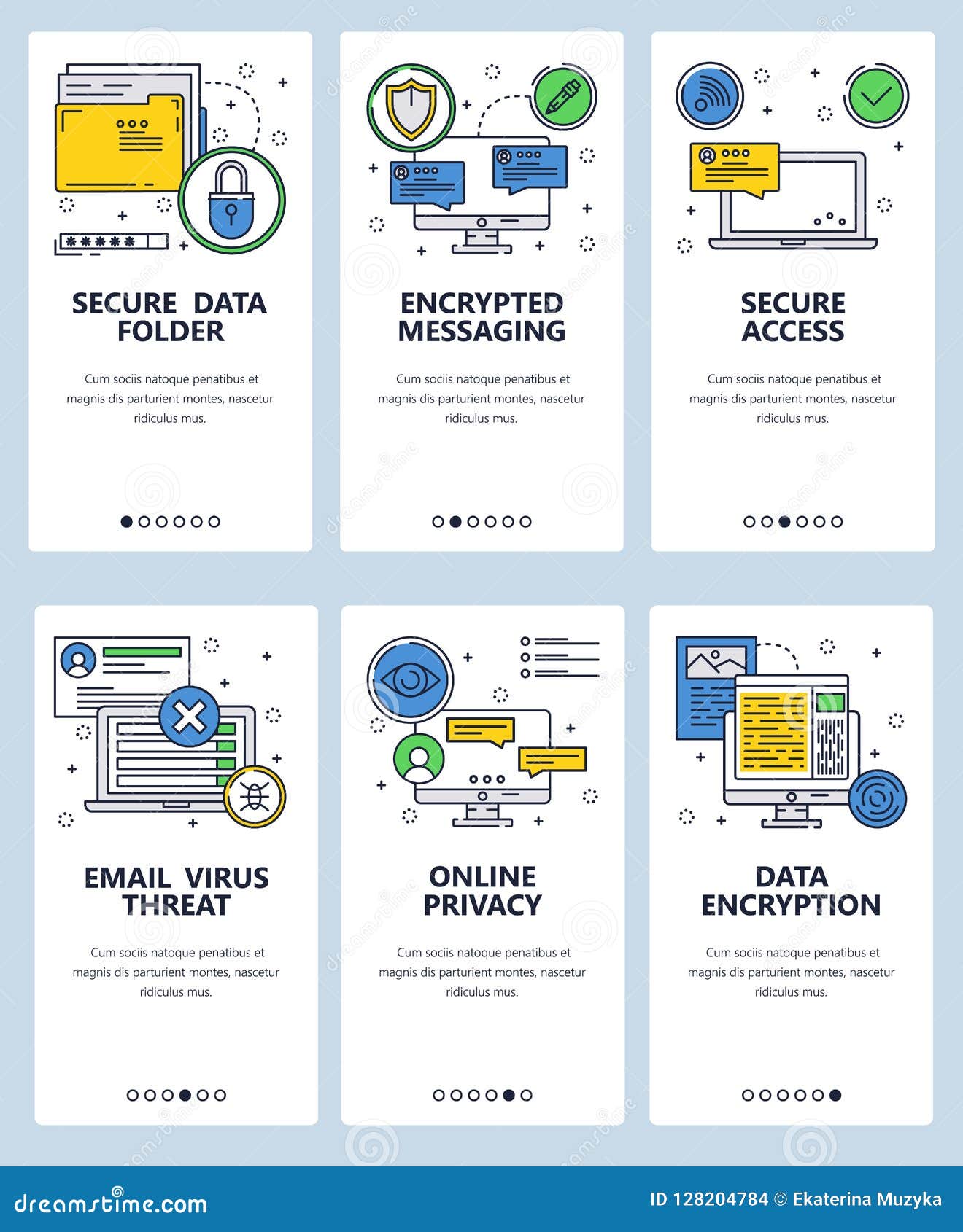 Encrypted Messaging. Vector Illustration Decorative Design ... Encrypted Messaging. Vector Illustration Decorative Design ...