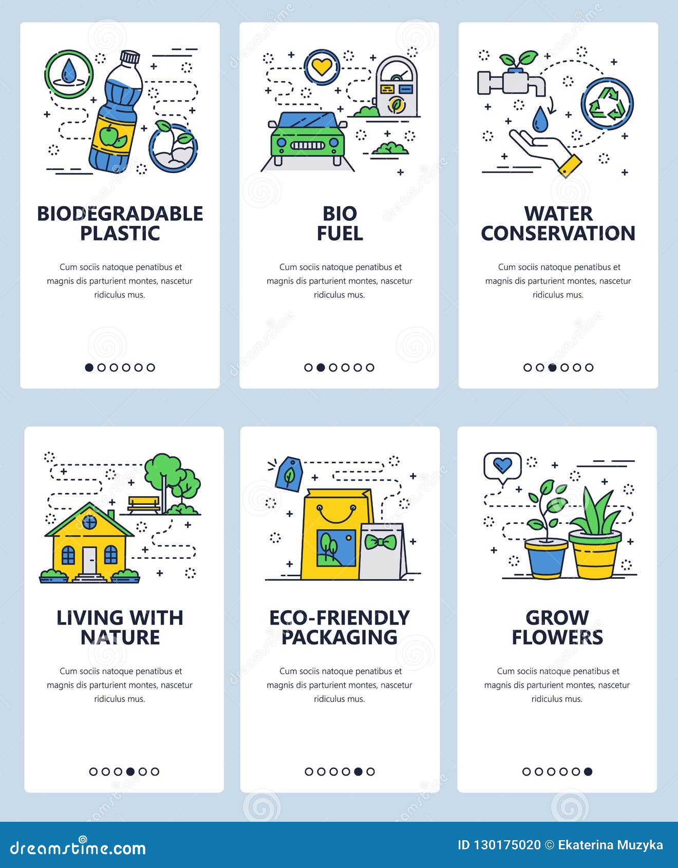 Vector Set Of Biodegradable Plastic Icons. D2w Different Signs ...