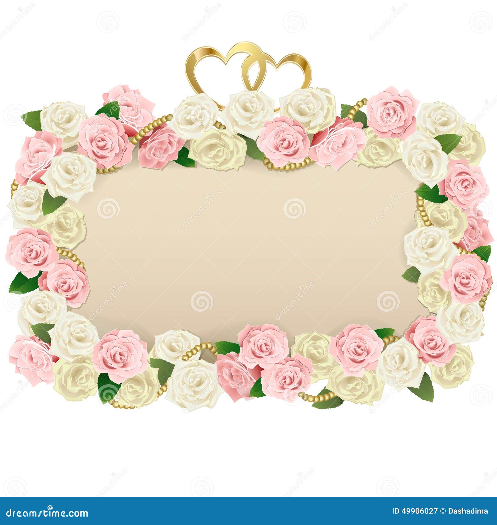 Vector Wedding Flower Board Stock Vector - Illustration of pattern ...