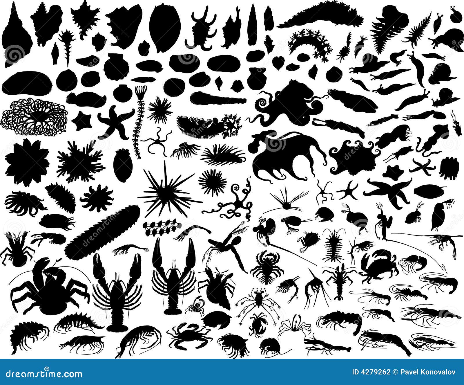 Vector weekdieren vector illustratie. Illustration of weekdieren - 4279262