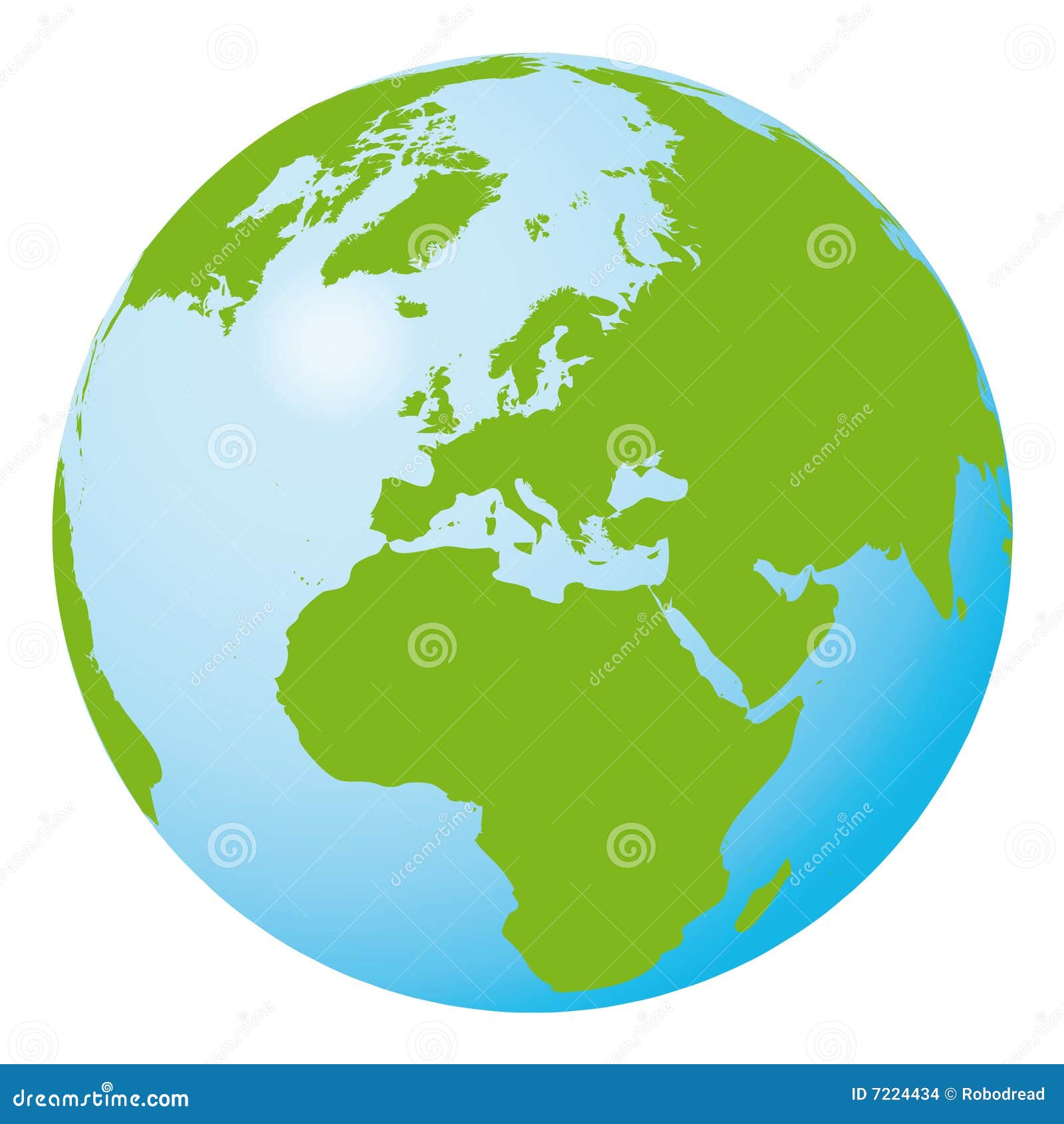 Vector wereldbol vector illustratie. Illustration of azië - 7224434