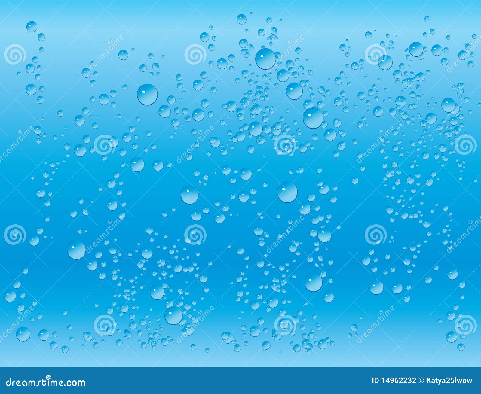Vector Wet Aqua Blue Background Stock Vector - Illustration of backdrop ...