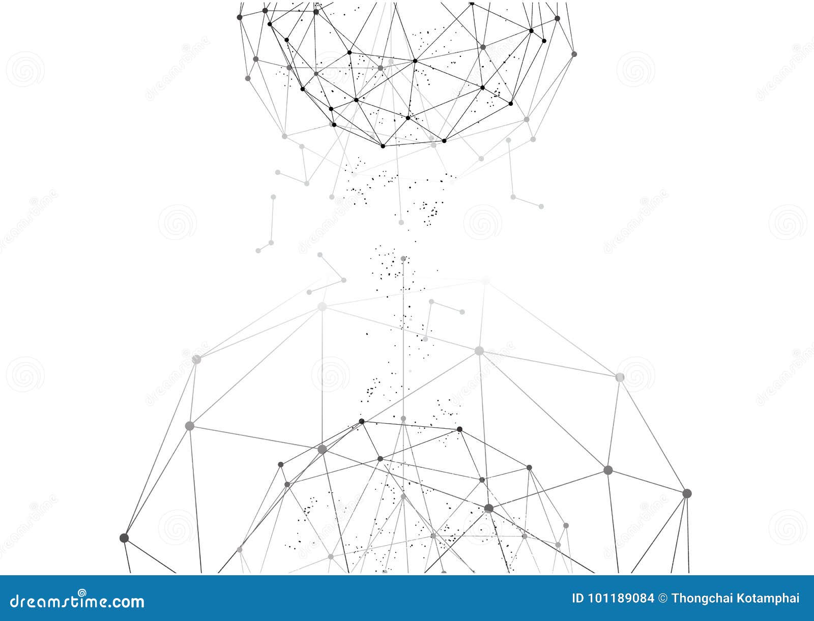 Vector White Background Abstract Technology Communication Data S Stock ...