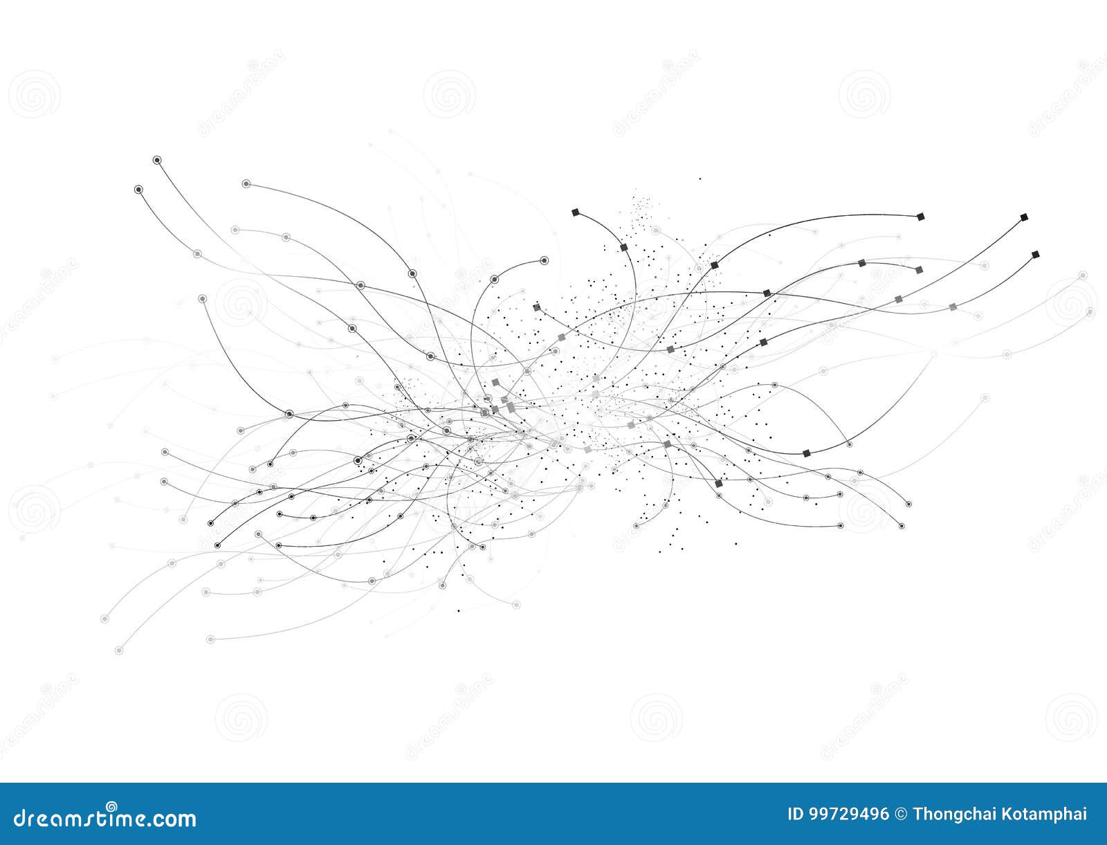 Vector White Background Abstract Technology Communication Data S Stock ...