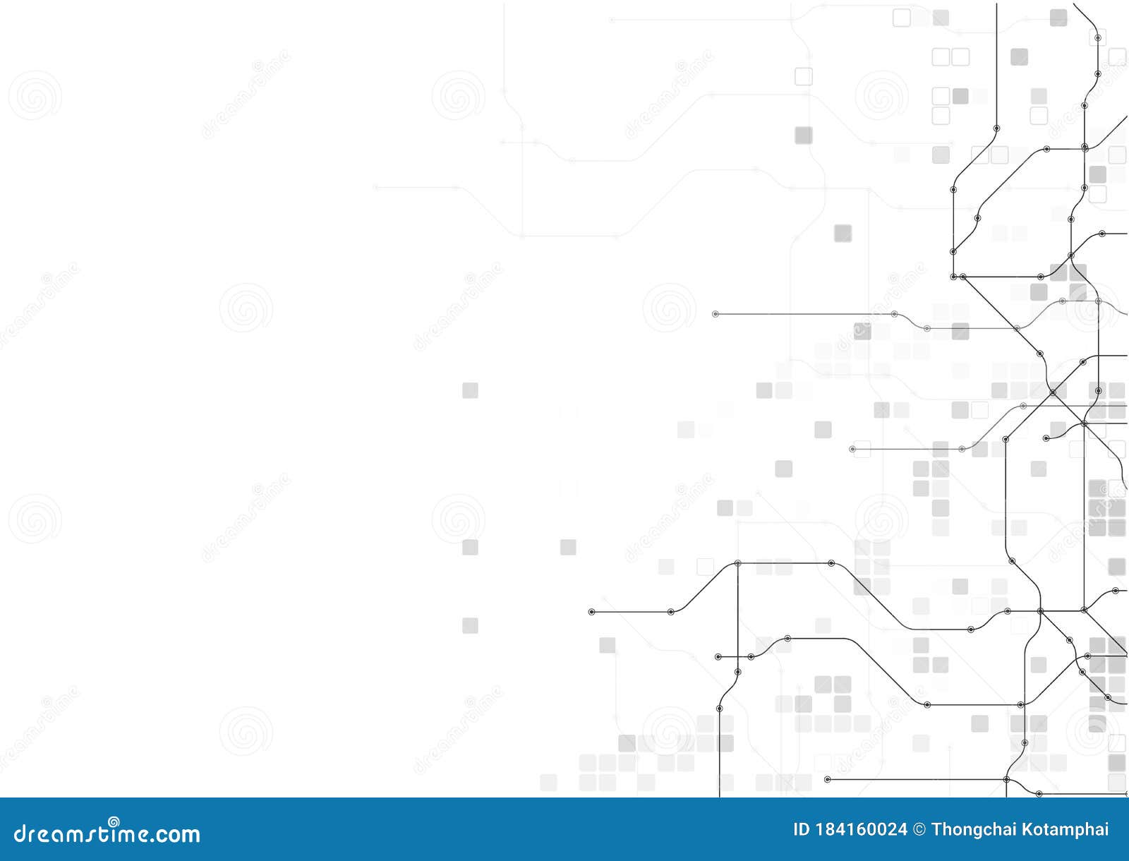 Vector White Background Abstract Technology Communication Data Science ...