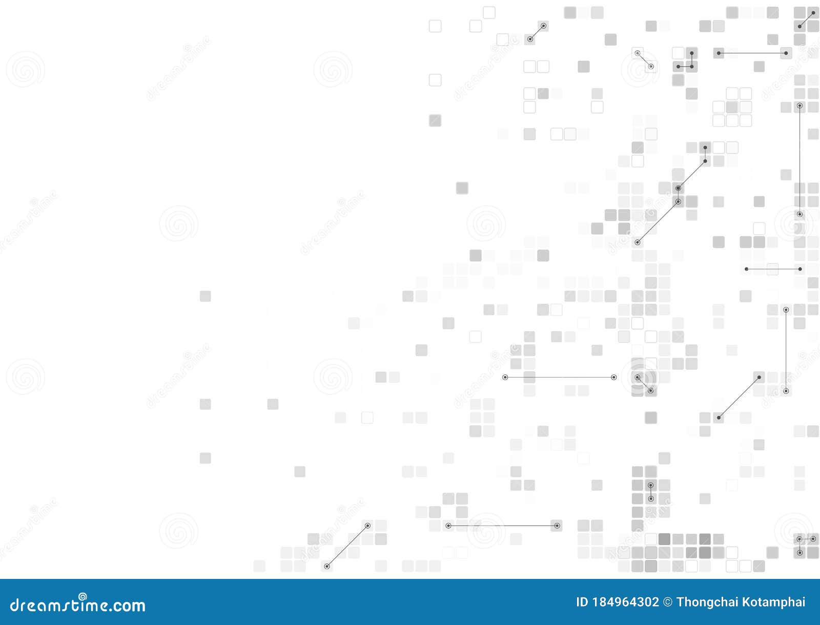Vector White Background Abstract Technology Communication Data Science ...